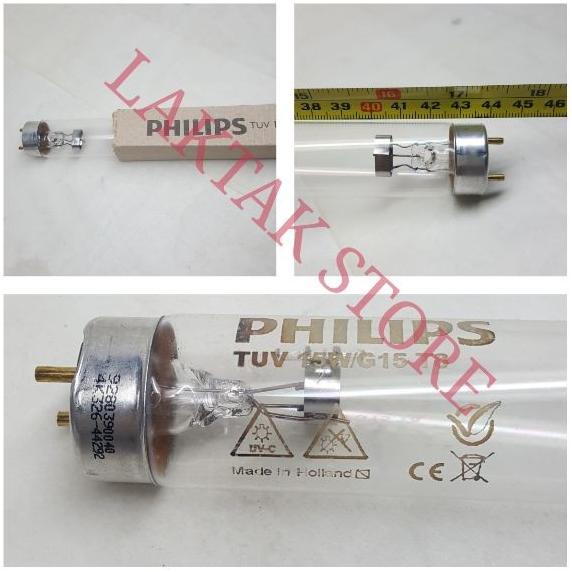Jual Lampu Uv Steril Kuman Philips Tuv 15W Uvc Germicidal Komplit Kap ...