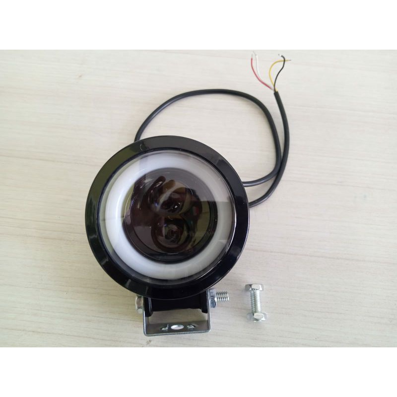Jual Lampu Sorot Led 2 Mata + Angel Eye XT20 | Shopee Indonesia
