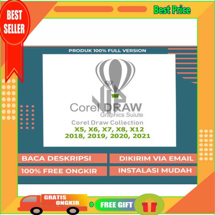 Jual PROMO 0 ONGKIR Corel Draw CorelDraw X5 X6 X7 X8 X12 2018 2019 2020 ...