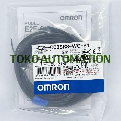Jual E2E-C03SR8-WC-B1 2M DC PNP NO Small-diameter Proximity Sensor SE25 | Shopee Indonesia