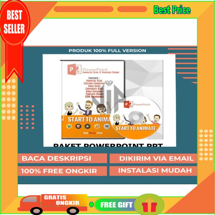 Jual PROMO 0 ONGKIR Bundle PowerPoint PPT Power Point Animated Slide ...