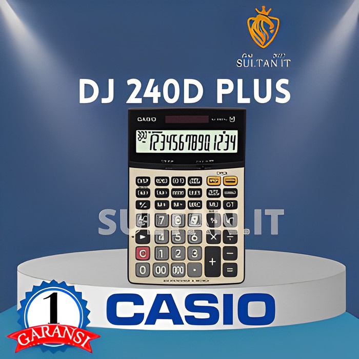 Jual Kalkulator Casio Dj 240D Plus Original | Shopee Indonesia