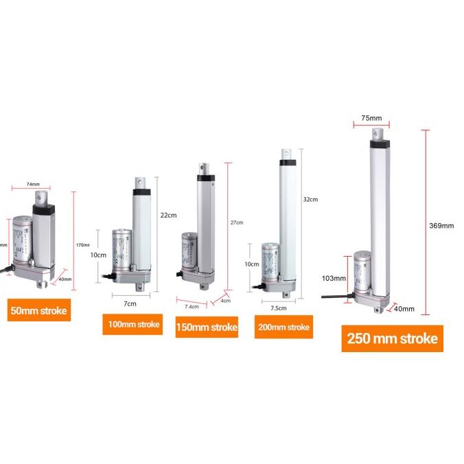 Jual Linear Actuator Putter Electric Putter Aktuator Linear 12V 10Mm/S ...