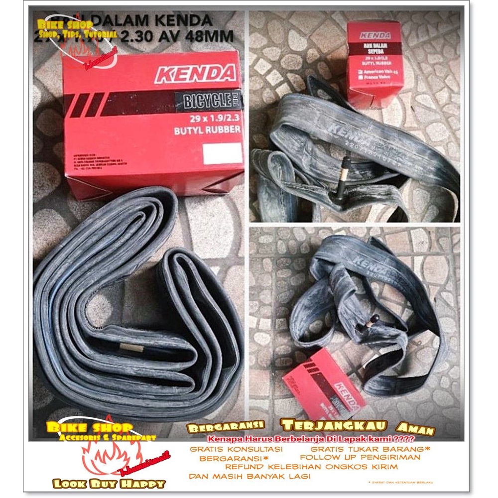 Jual BAN DALAM KENDA 29 x 1.90 / 2.30 AV 48MM Ban Sepeda MTB BMX ...