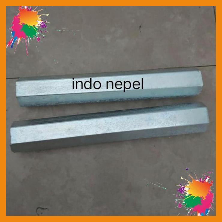 Jual as besi segi enam | hexagon diameter 41mm per 1 meter | 41 mm ...