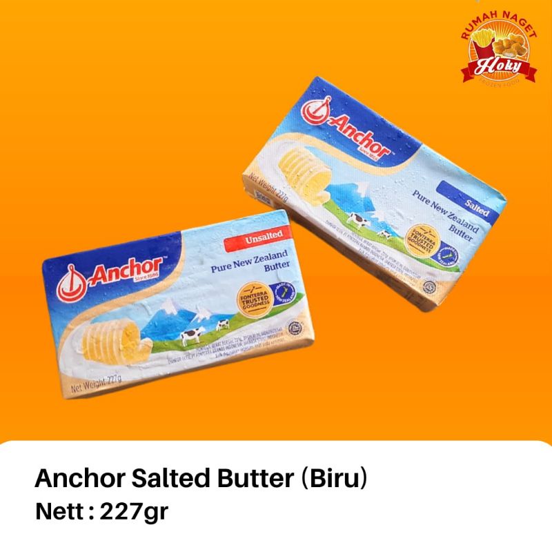 Jual Anchor Butter (Salted/Unsalted) 200gr | Shopee Indonesia