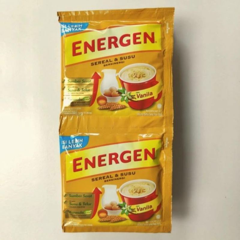 Jual Energen Rasa Vanila serenceng isi 10 pcs | Shopee Indonesia