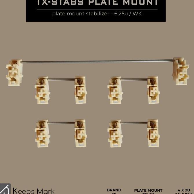 Jual Tx - Stabilizer Plate Mount Mechanical Keyboard | Shopee Indonesia