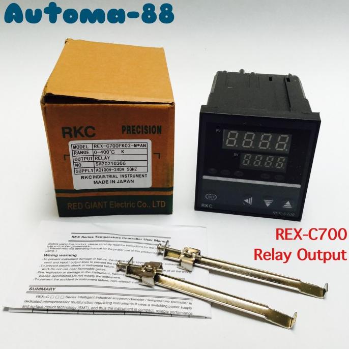 Jual Digital PID Temperature Controller Out Relay REX-C700FK02-M*AN C700 | Shopee Indonesia