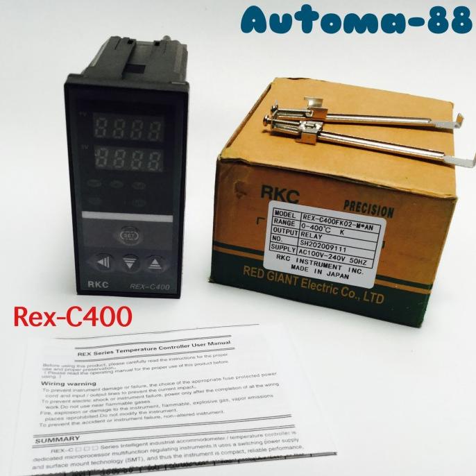 Jual REX-C400 Digital PID Temperature Controller 48x96 mm 0-400C Out Relay | Shopee Indonesia