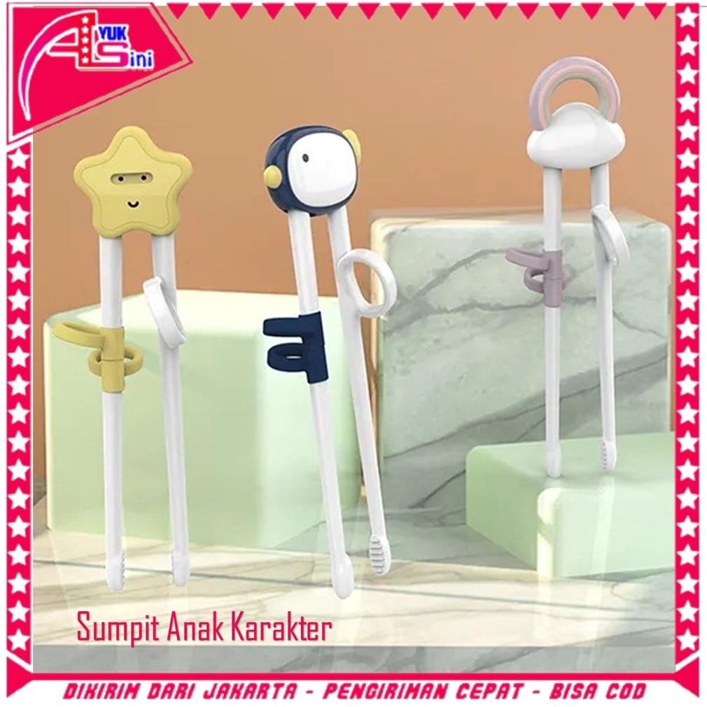Jual Viral As Sumpit Anak Karakter Training Chopstick Sumpit Untuk ...