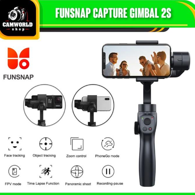 Jual FunSnap Capture 2S 3-Axis Smartphone Gimbal Stabilizer Capture 2 S ...
