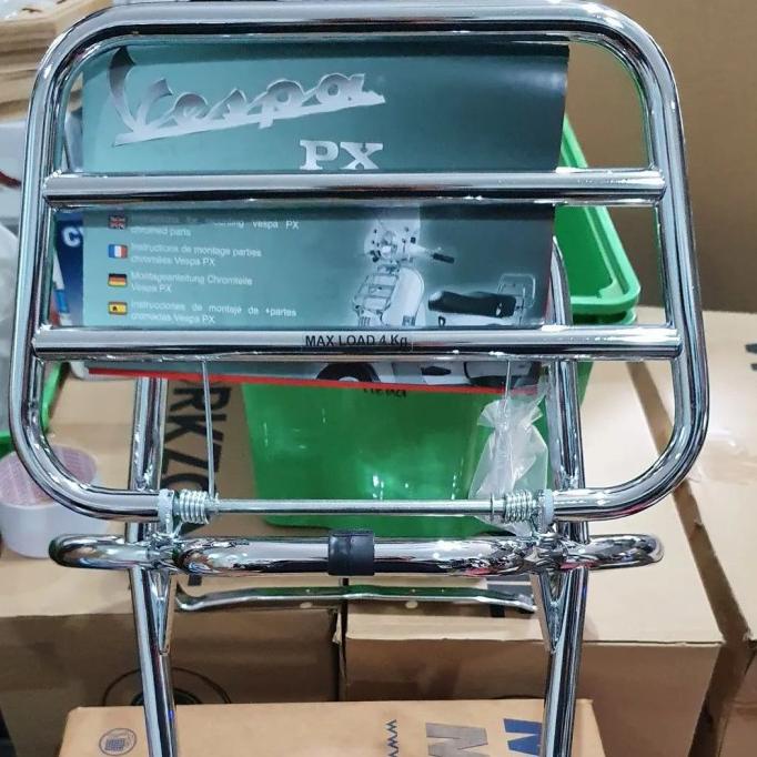 Jual Backrack Rak Belakang Vespa Px New Px Original Piaggio Back Rack ...