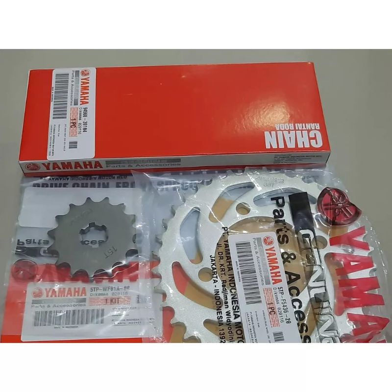 Jual GEAR SET YAMAHA 5TP JUPITER Z , JUPITER BURHAN , VEGA LAMA ,VEGA R ...
