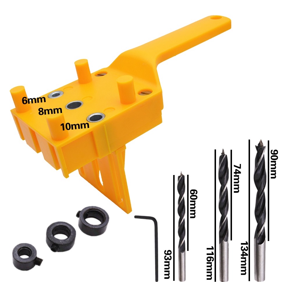 Jual ERG-80 JIG DOWEL SET MATA BOR STOPPER ALAT PELUBANG 6/8/10MM ...