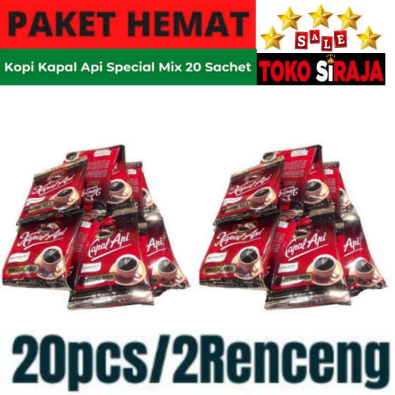 Jual 2 RENCENG KOPI KAPAL API MIX ISI 20 BUNGKUS / KOPI KAPAL API MIX ...