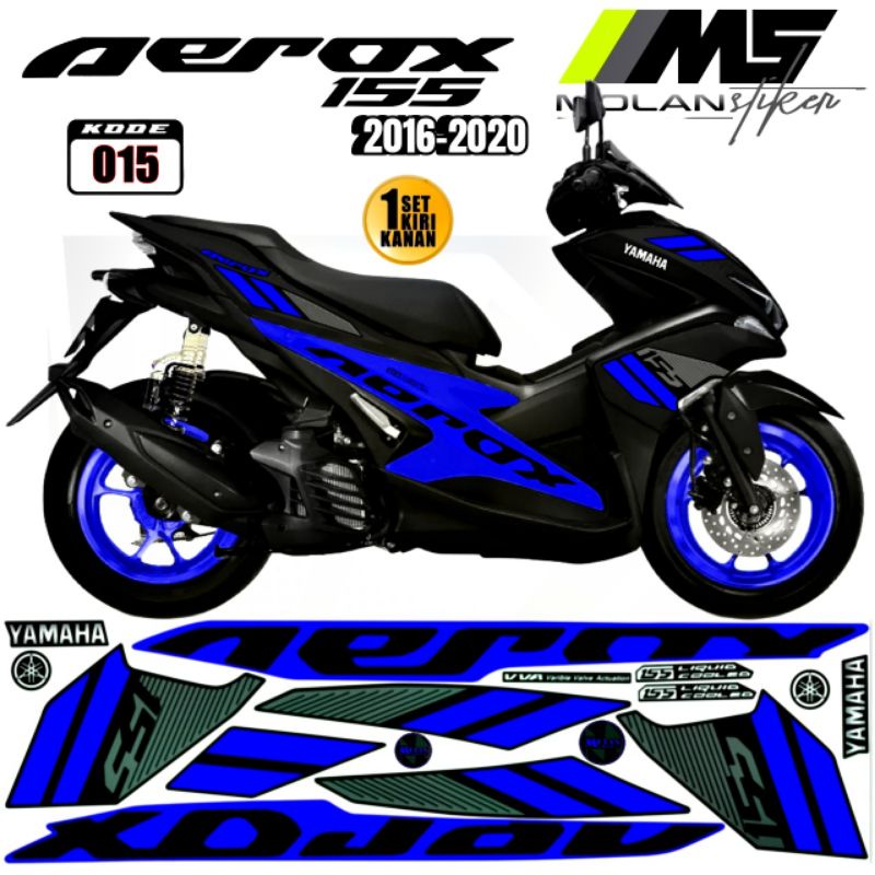 Jual Decal Sticker Striping Variasi Aerox Old Aerox 155 Old 2016-2019 ...