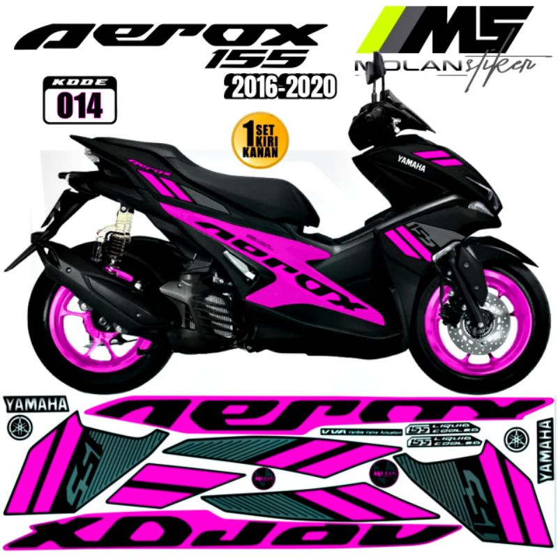 Jual Decal Sticker Striping Variasi Aerox Old Aerox 155 Old 2016-2019 ...