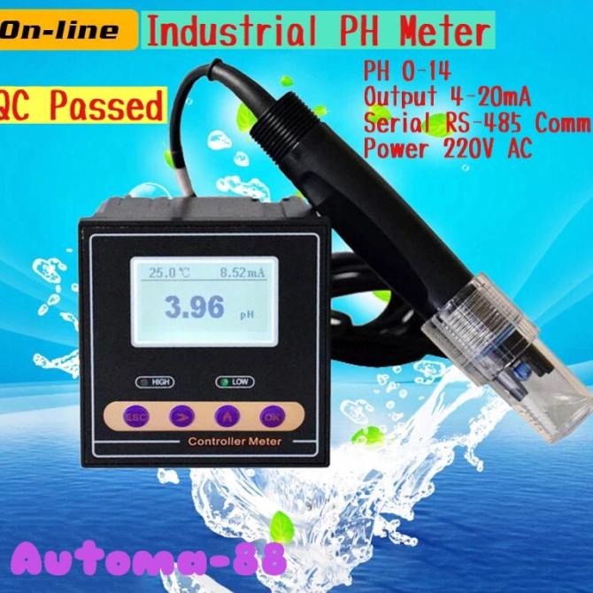 Jual Industrial Online PH meter Output 4-20mA Bukan Hamilton Mettler ...