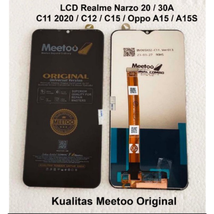 Jual LCD Touchscreen Oppo A15 / A15S / A16E / A16K/ Realme C11 2020 / C12 / C15 / Narzo 20 ...