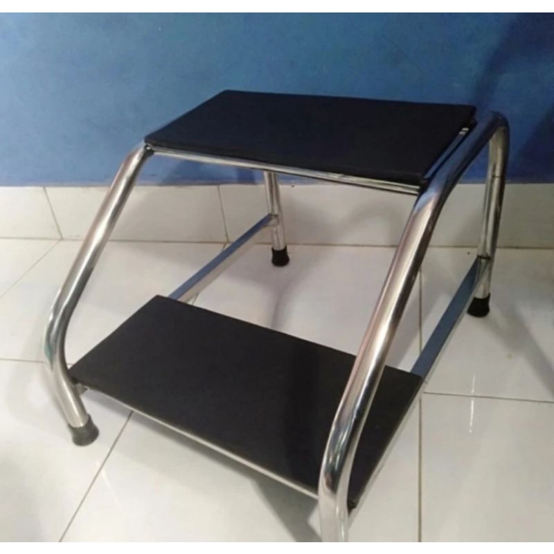 Jual Footstep tangga stainless/ tangga pinjakan bed periksa pasien ...