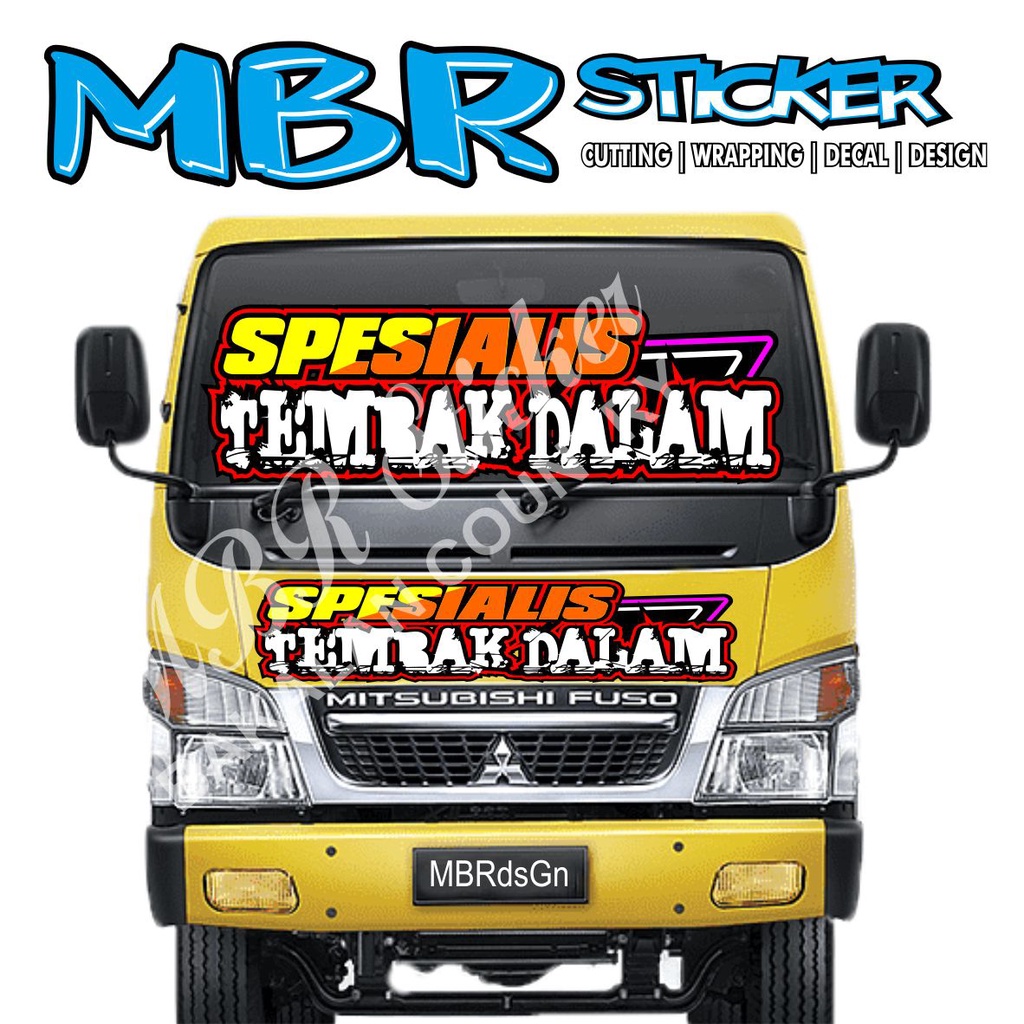 Jual STIKER SPESIALIS TEMBAK DALAM,STIKER DECAL DADA TRUK.STIKER TRUK ...