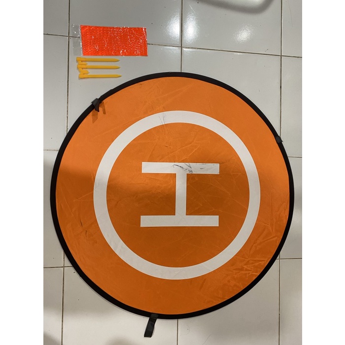 Jual NEW SERIES LANDING PAD DRONE - 90CM ORANGE & BLUE PARKING APRON ...