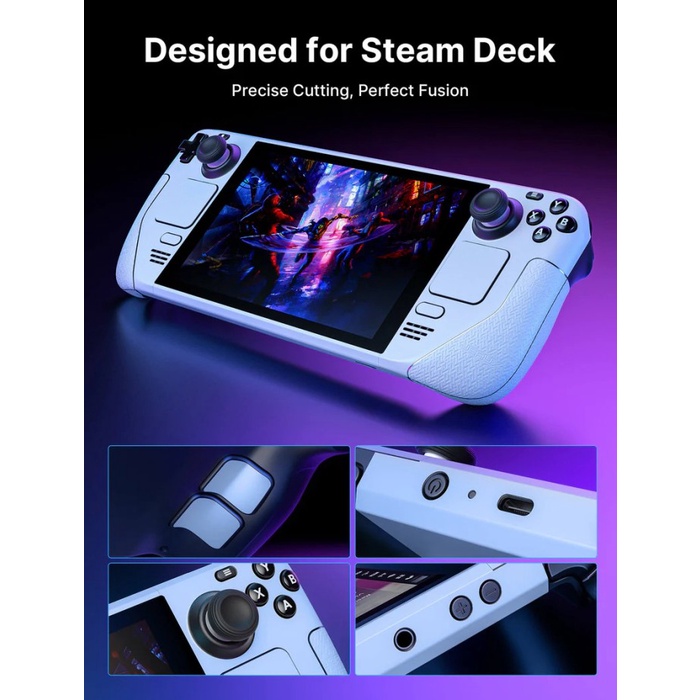 Jual NEW SERIES JSAUX FULL SET PROTECTIVE WHITE SKIN STICKER FOR STEAM ...