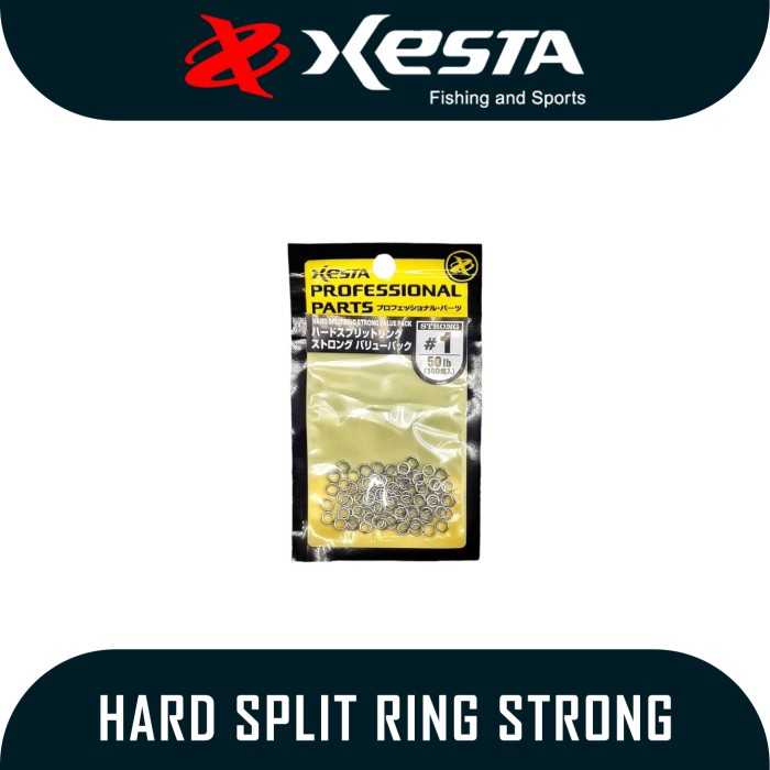 Jual Split Ring Merk Xesta Type Hard Split Ring Strong Value Pack | Shopee Indonesia