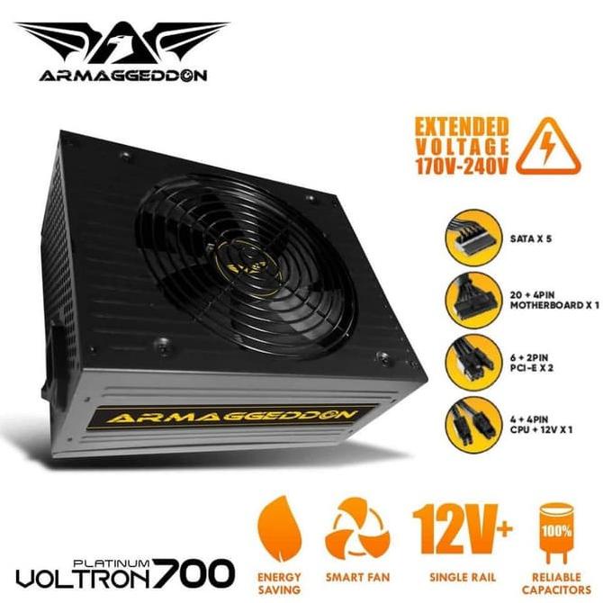 Jual Power Supply PSU Armaggeddon Voltron Platinum 700 Watt | Shopee Indonesia