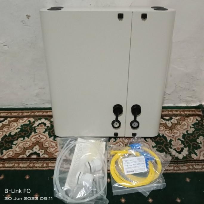 Jual otb wallmount 24 core lengkap / otb dinding / odp dinding fiber ...