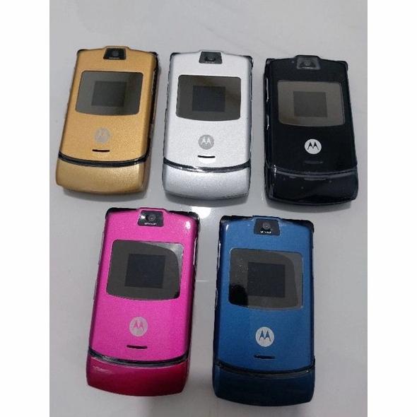 Jual hp Motorola razr v3 original -hp Motorola lipat flip original ...