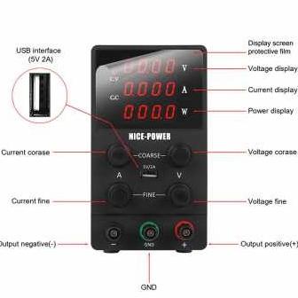 Jual Power Supply Listrik Switching Digital Adjustable Daya DC 30V 10A ...