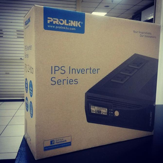Jual PROLINK IPS1200 1200VA INVERTER POWER SUPPLY WITH LED AND LCD | Shopee Indonesia