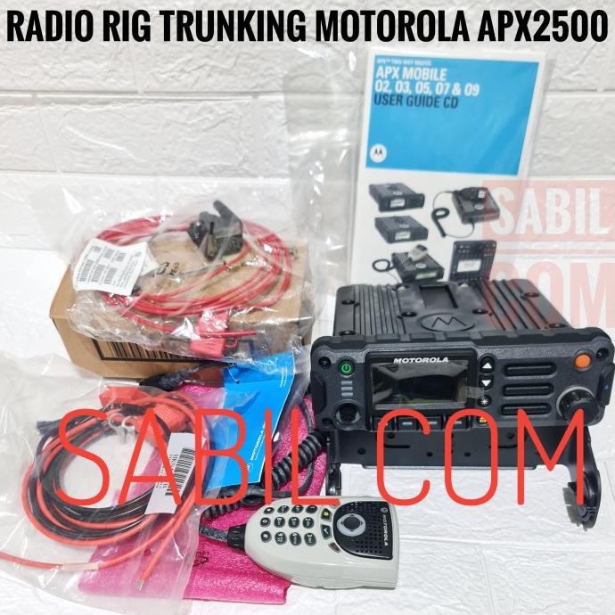 Jual RADIO RIG MOTOROLA APX2500 TRUNKING UHF 800 ORIGINAL MOTOROLA APX ...