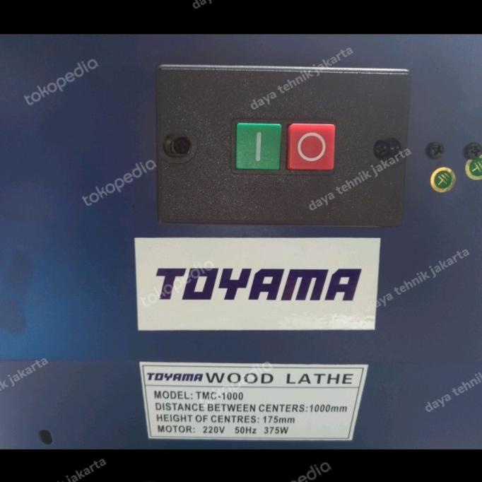 Jual mesin bubut kayu toyama TMC 1000 Wood lathe - bubut kayu toyama ...