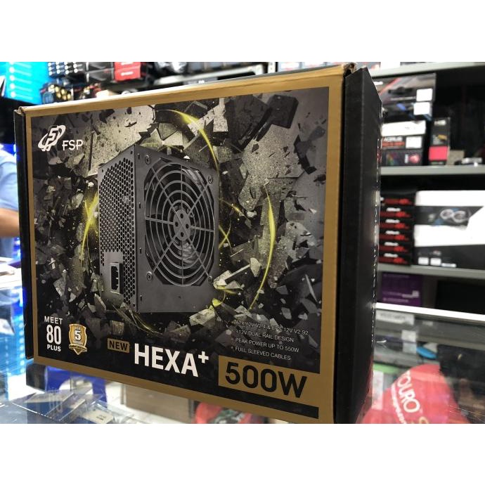 Jual PSU / POWER SUPPLY FSP HEXA 500W 80+II PURE RESMI | Shopee Indonesia