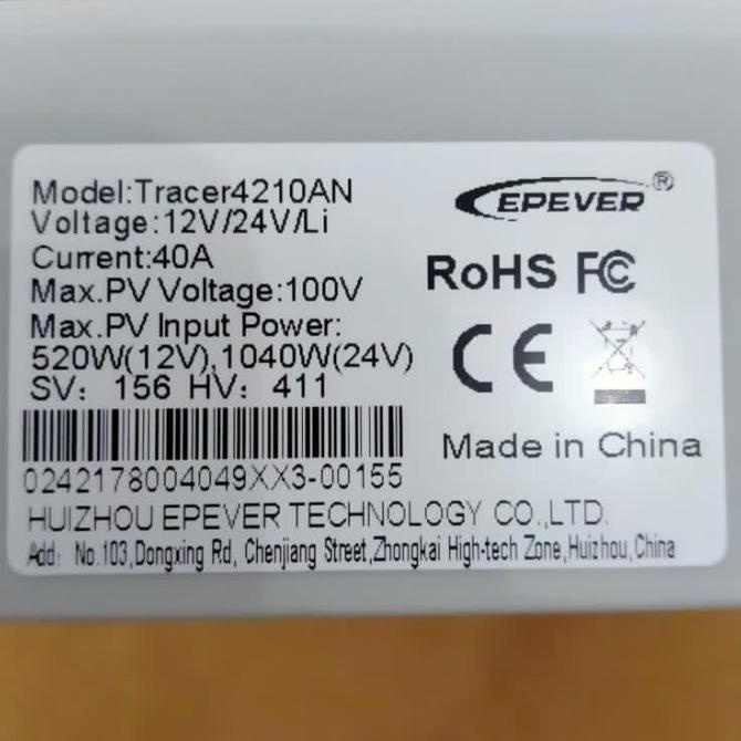 Jual Epever Tracer 4210AN Real MPPT Solar Charge Controller 40A 12/24V | Shopee Indonesia