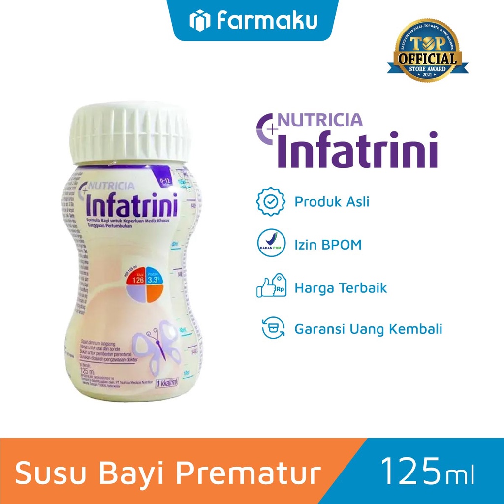 Jual Infatrini Liquid - Susu Bayi dan Anak 0-12 Bulan - 125 ml | Shopee ...
