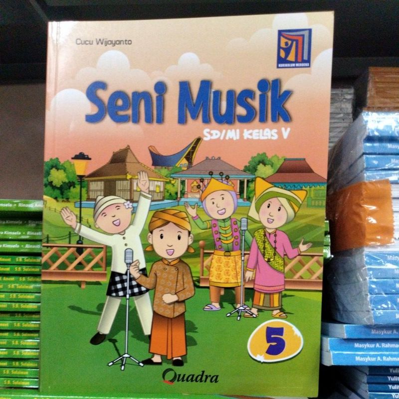 Jual seni musik kelas 5 SD penerbit Quadra kurikulum merdeka | Shopee ...