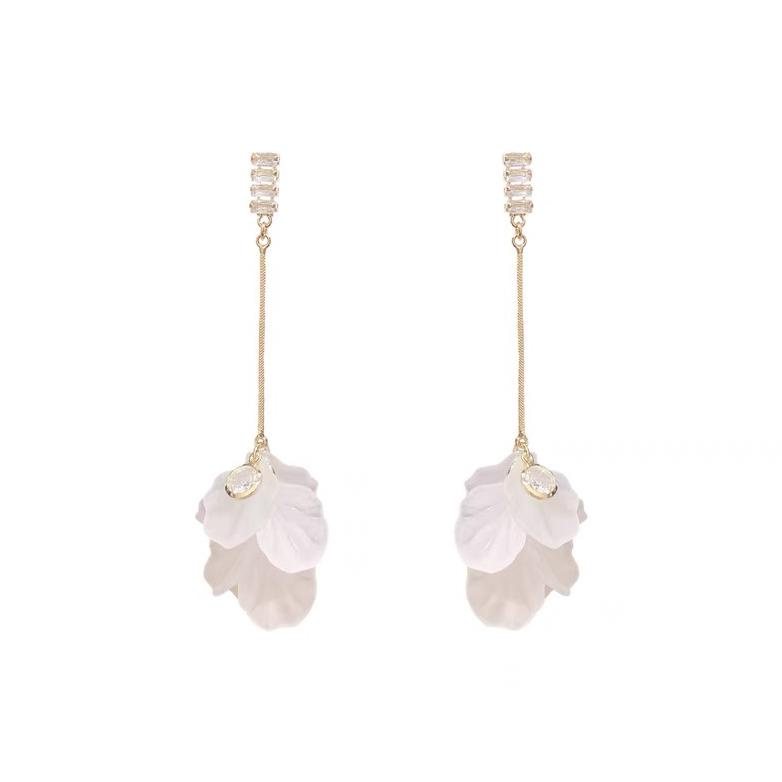Jual Trending Miss Anting Gantung Panjang Model Kelopak Bunga Aksen ...