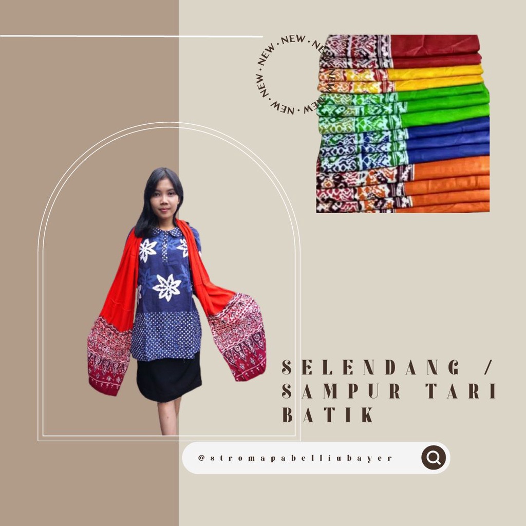 Jual SUV SAMPUR / SELENDANG TARI BATIK / /SAMPUR GENDOLOGIRI K ...