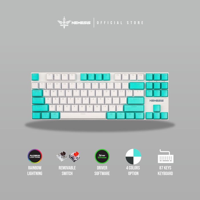 Jual Keyboard Gaming Mechanical NYK Nemesis MKN-01 EZALOR | Shopee ...