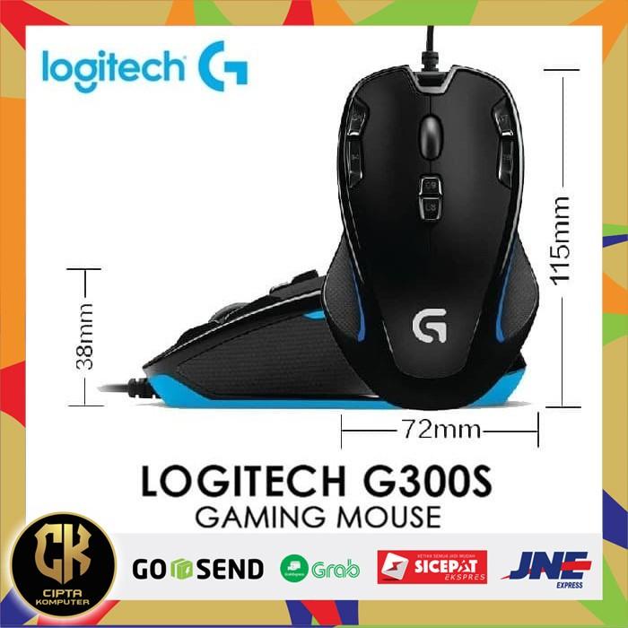 Jual LOGITECH G300S OPTICAL GAMING MOUSE GARANSI RESMI | Shopee Indonesia