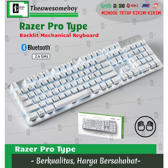 Jual Razer Pro Type Wireless Bluetooth Mechanical Full Size Keyboard ...