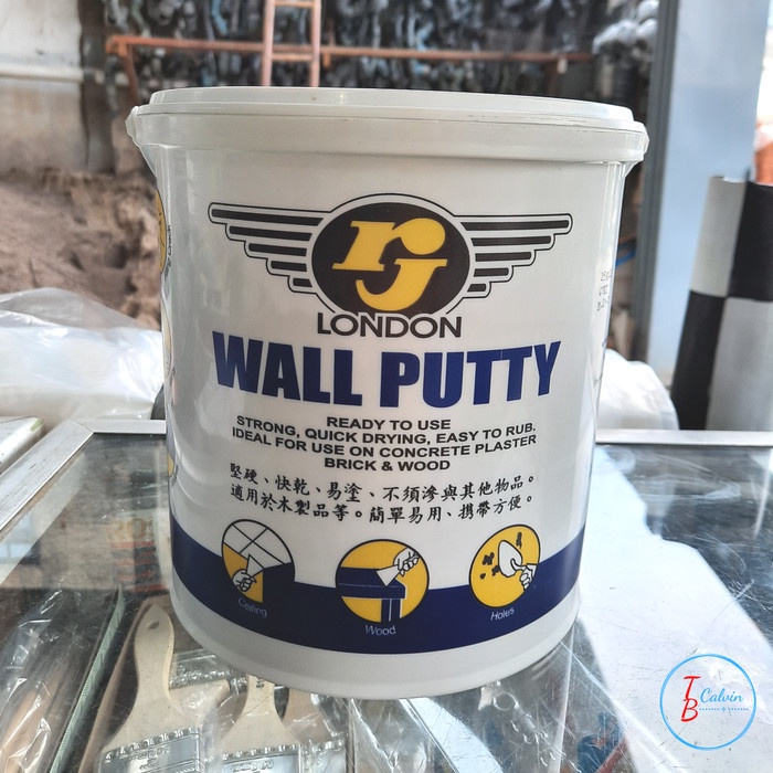 Jual PLAMIR / DEMPUL TEMBOK / WALL PUTTY RJ (5KG) | Shopee Indonesia