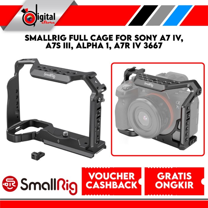 Jual SmallRig Full Cage for Sony A7 IV, A7S III, Alpha 1, A7R IV 3667 | Shopee Indonesia