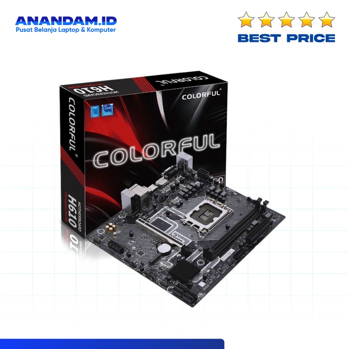 Jual Motherboard Colorful H610M-K M.2 V20 (LGA1700, H610, DDR4, USB3.2 ...