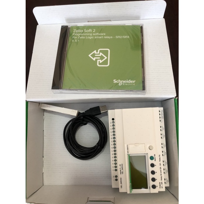 Jual NEW SERIES SCHNEIDER PLC PAKET ZELIO LOGIC SR3PACK2FU ORIGINAL ...
