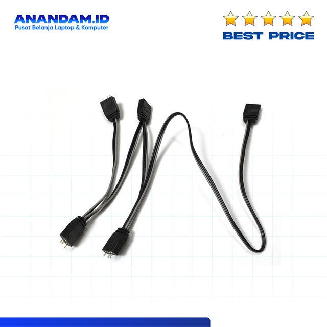 Jual ID-COOLING FS-04 ARGB Splitter 1 to 4 - ARGB 3 Pin 5V | Shopee ...